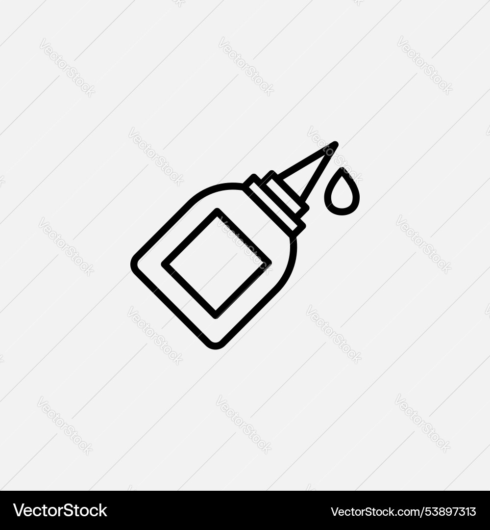 Glue icon set Royalty Free Vector Image - VectorStock