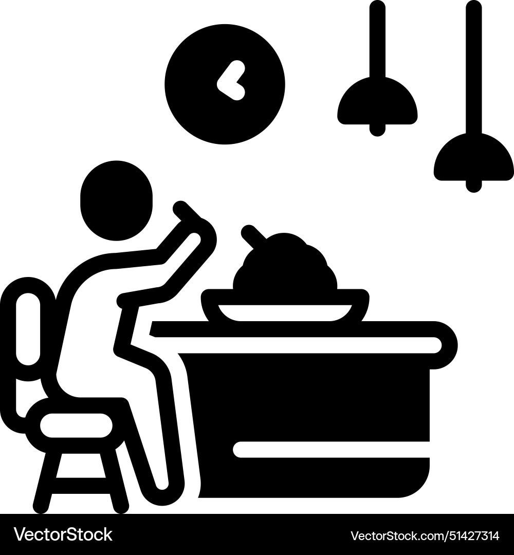 Dinner Royalty Free Vector Image - VectorStock