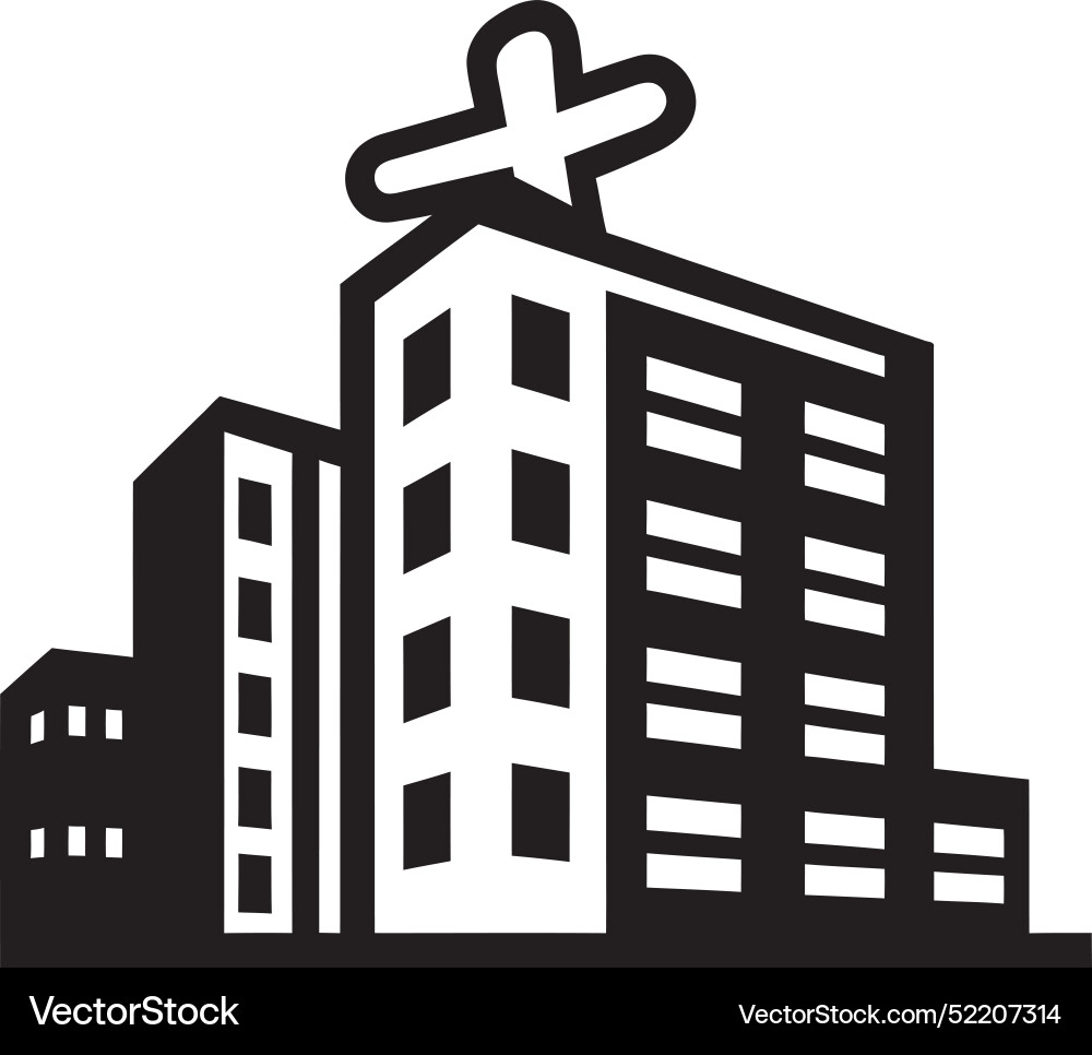 Hospitals and accessibility for all patients Vector Image