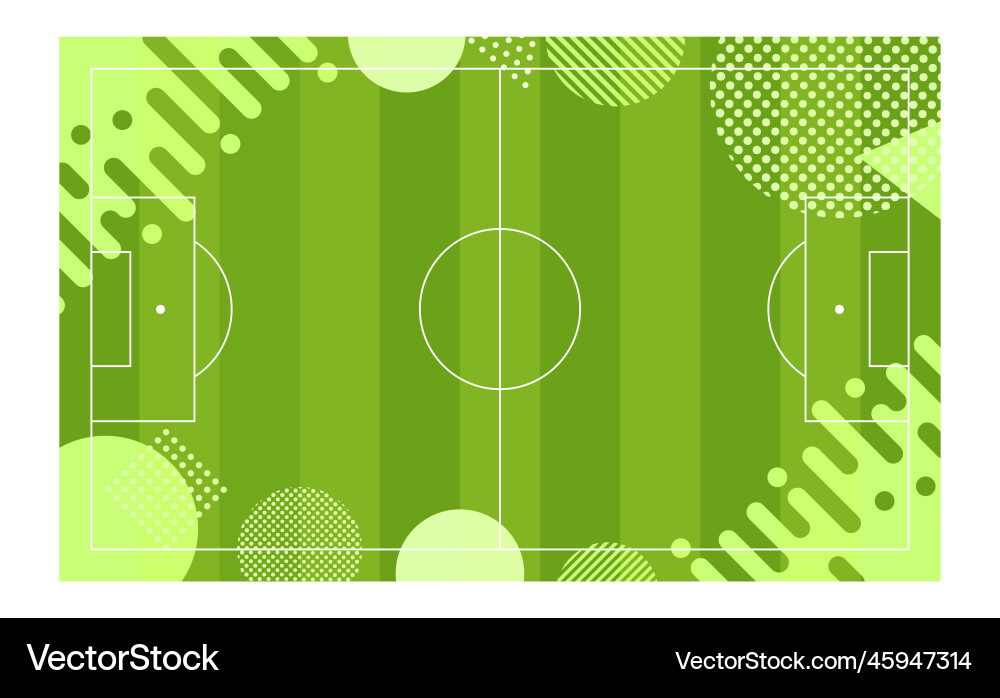 Soccer field Royalty Free Vector Image - VectorStock