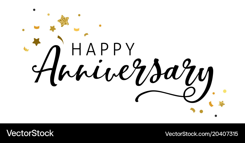 Anniversary celebration design Royalty Free Vector Image