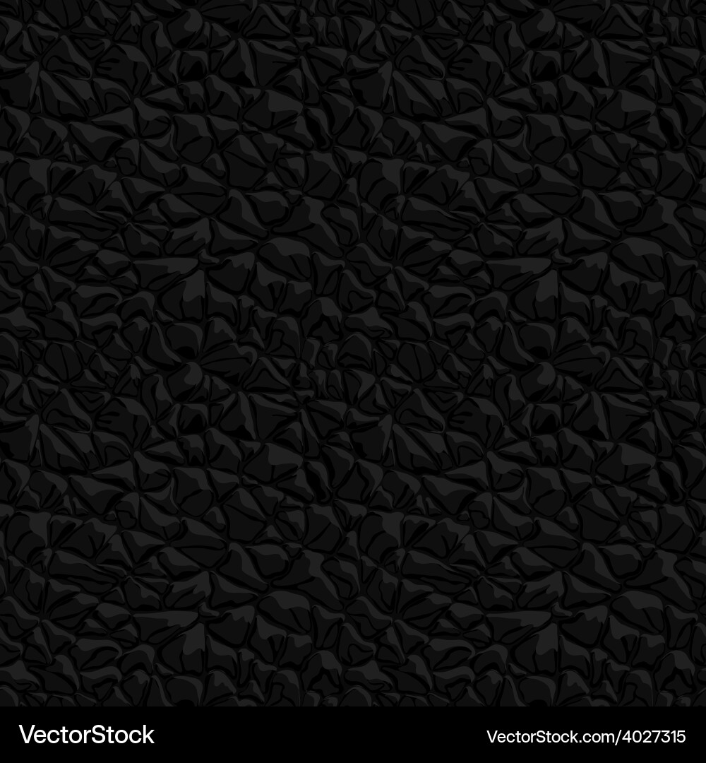 Leather black seamless texture Royalty Free Vector Image