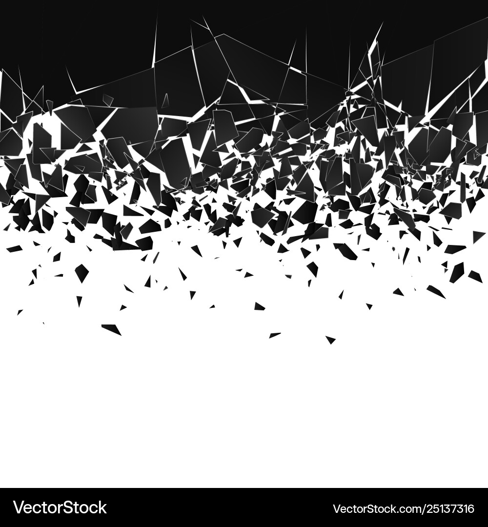 Abstract cloud pieces and fragments after Vector Image