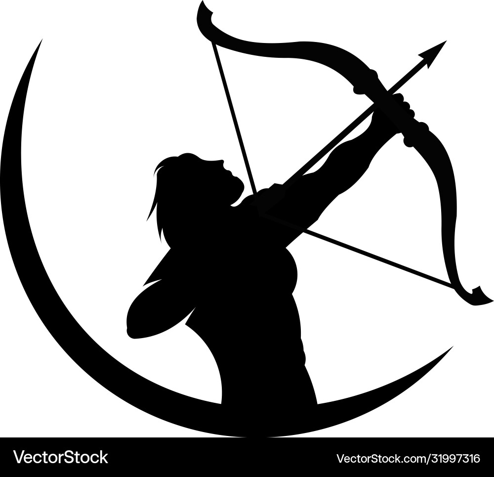 Archery logo Royalty Free Vector Image - VectorStock