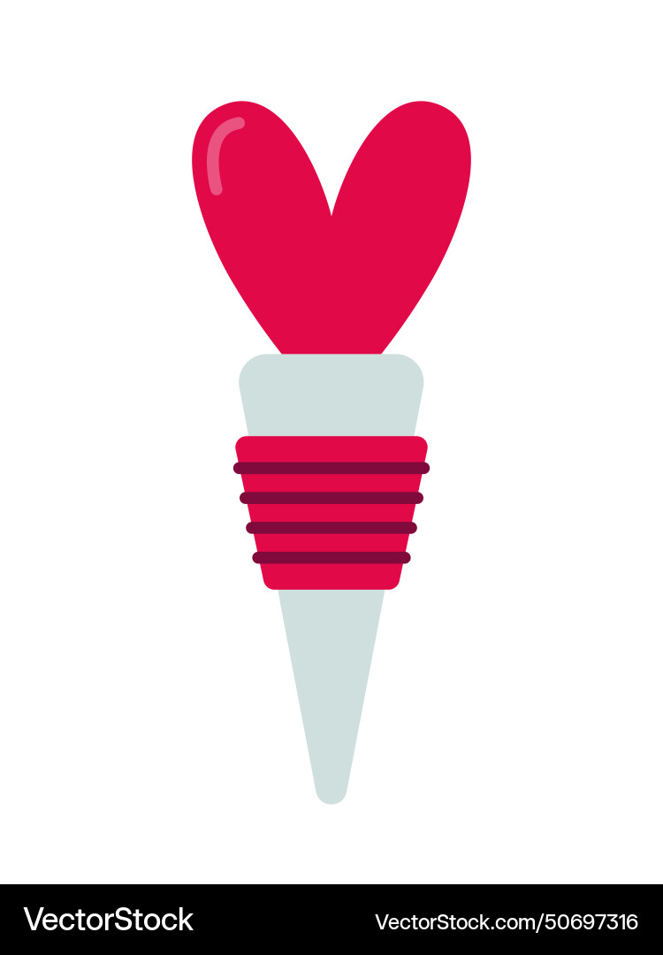 Heart cork clipart Royalty Free Vector Image - VectorStock