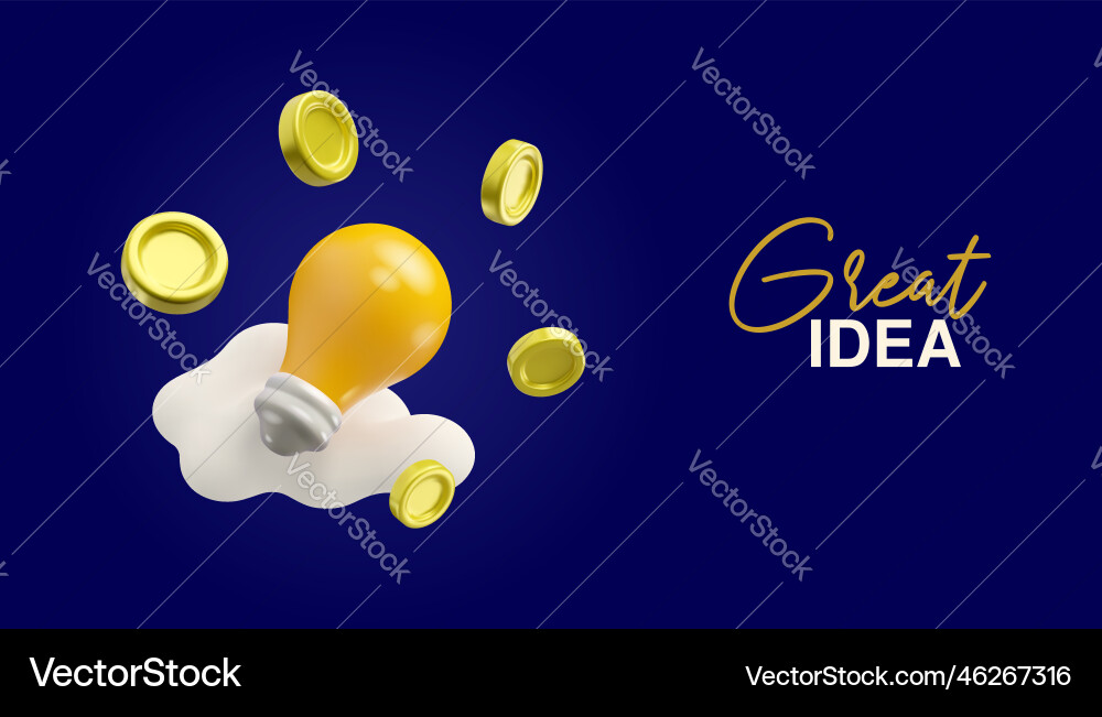 Make money concept banner Royalty Free Vector Image