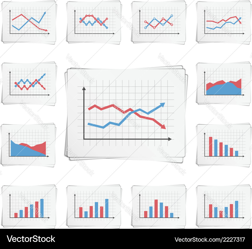 Charts Royalty Free Vector Image - VectorStock