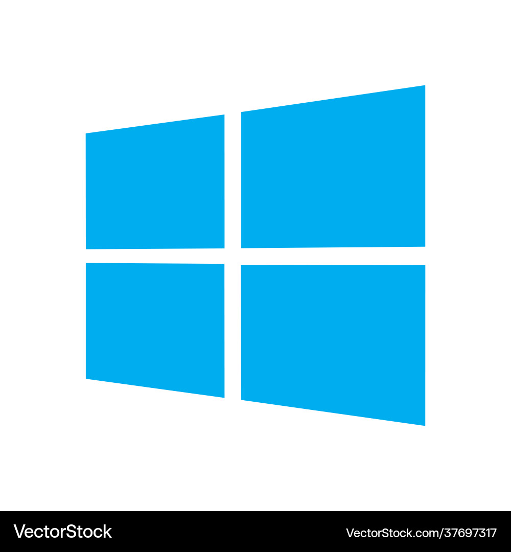 Windows emblem Royalty Free Vector Image - VectorStock