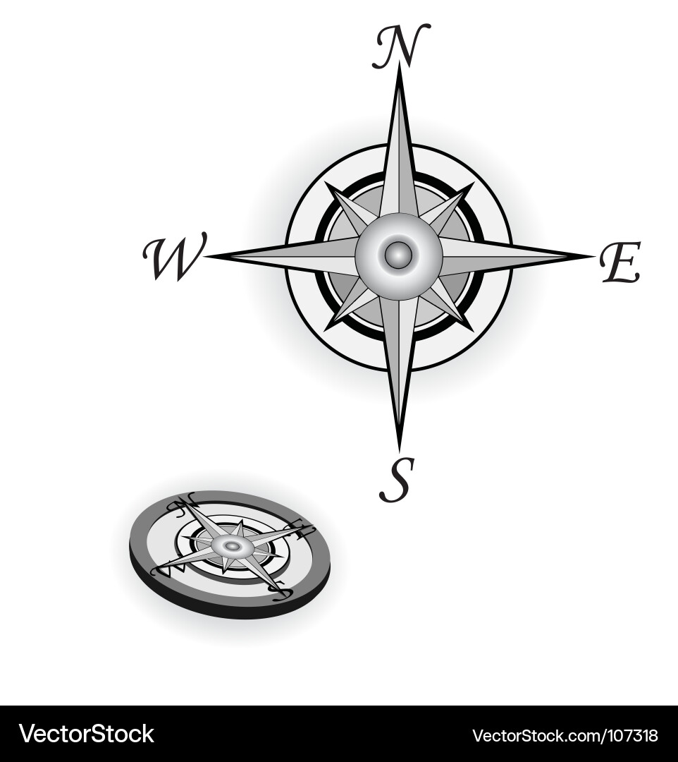 Compass Rose Royalty Free Vector Image Vectorstock