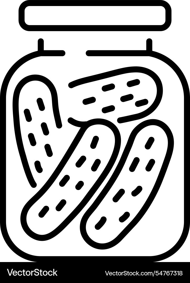Pickle Royalty Free Vector Image - VectorStock