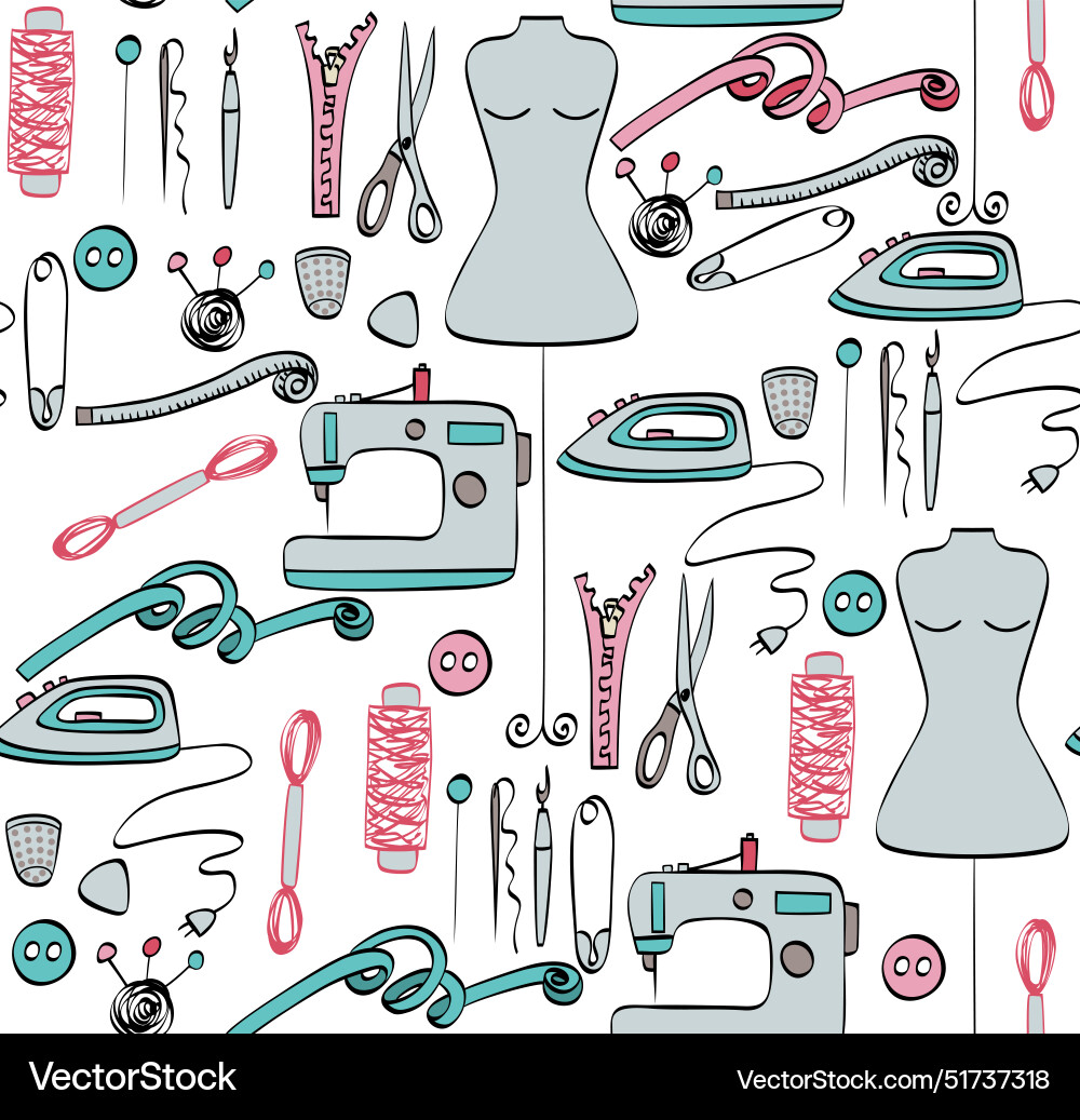 Sewing Royalty Free Vector Image - VectorStock
