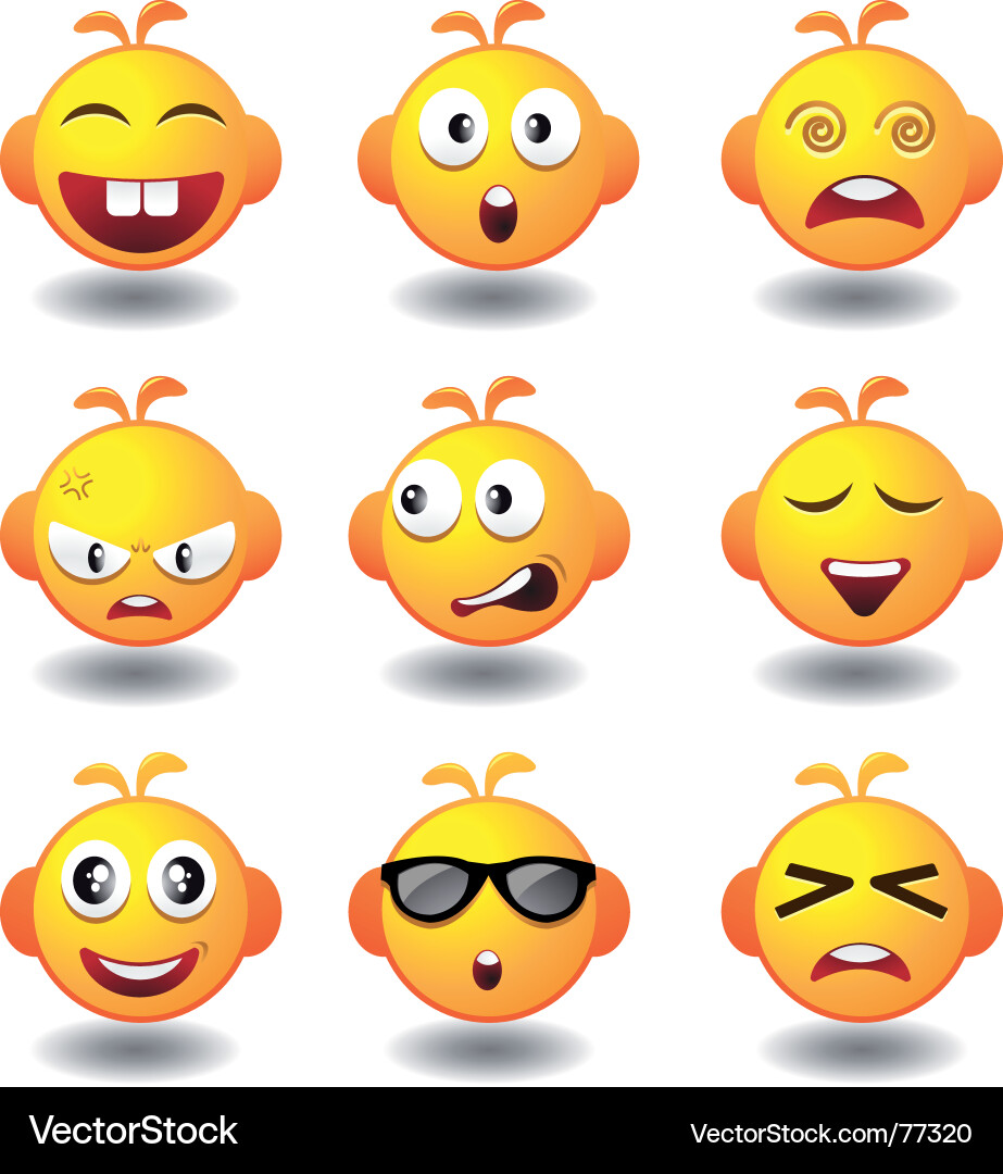 Emoticon Royalty Free Vector Image - VectorStock