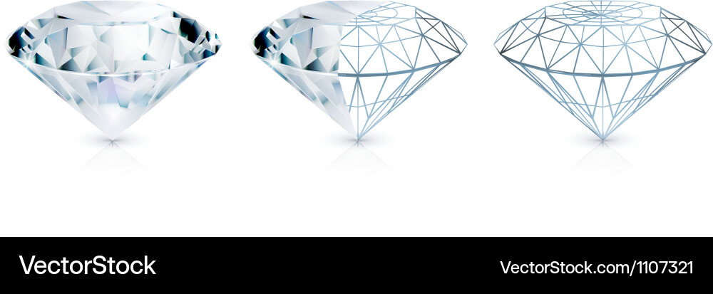 Diamonds Royalty Free Vector Image - VectorStock