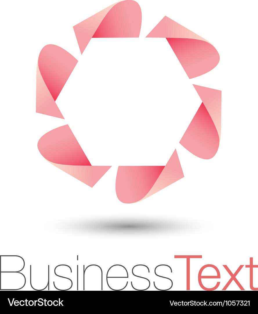 Ribbon logo Royalty Free Vector Image - VectorStock