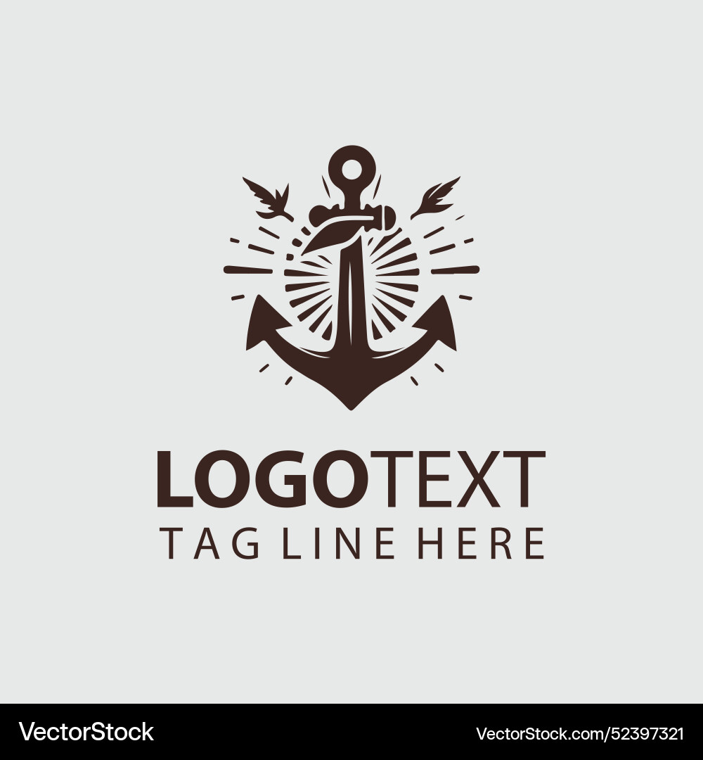 Sailor logo Royalty Free Vector Image - VectorStock