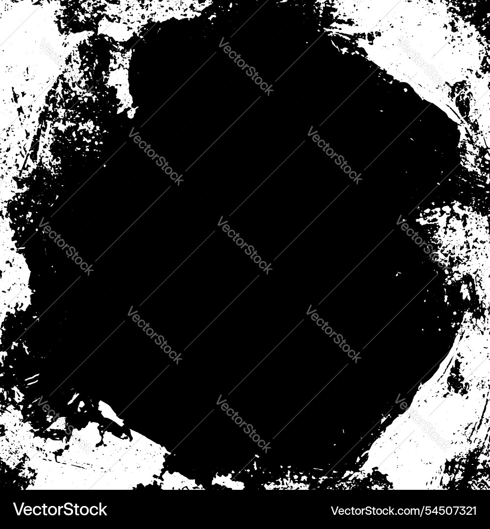 Vintage distressed background with rough black Vector Image