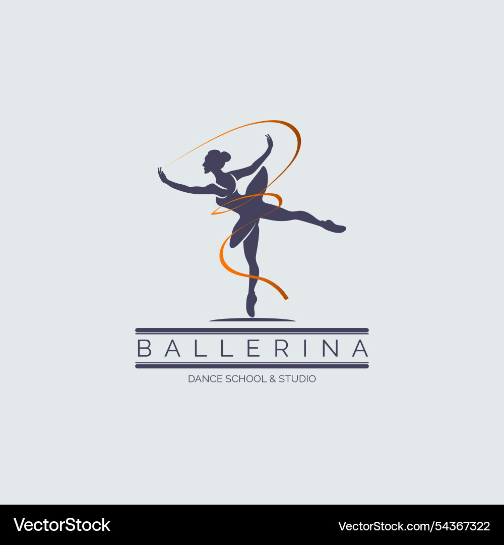 Ballerina dance school and studio in ballet motion