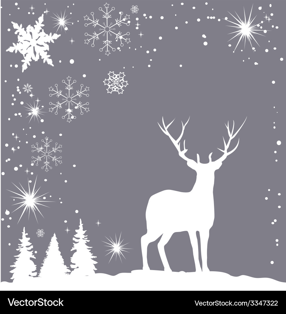 Reindeer Royalty Free Vector Image - VectorStock