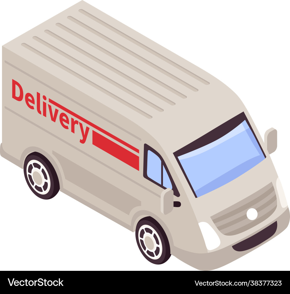 Delivery van icon Royalty Free Vector Image - VectorStock