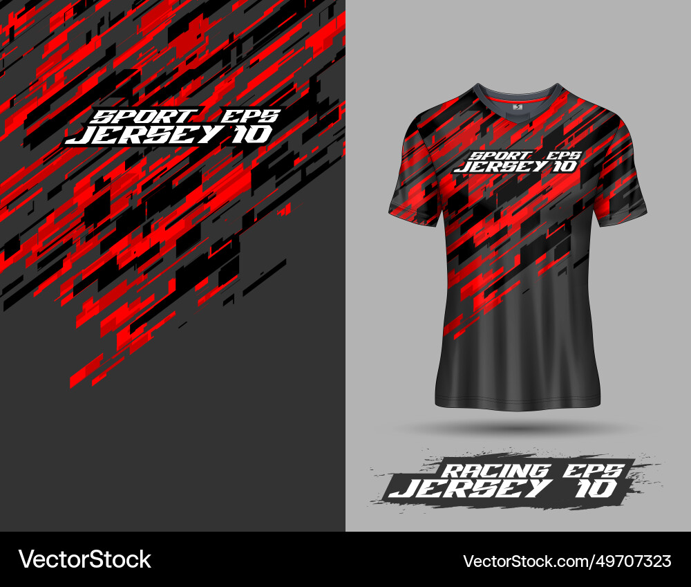 Tshirt sports texture background template Vector Image
