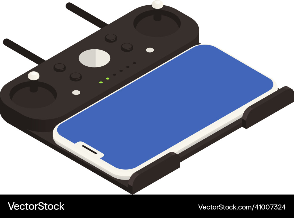 Drone remote control Royalty Free Vector Image