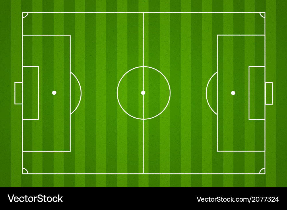 Fußballfeld Hintergrund Lizenzfreies Vektorbild