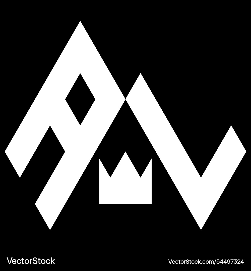 Stylish al initial letter logo with clean Vector Image