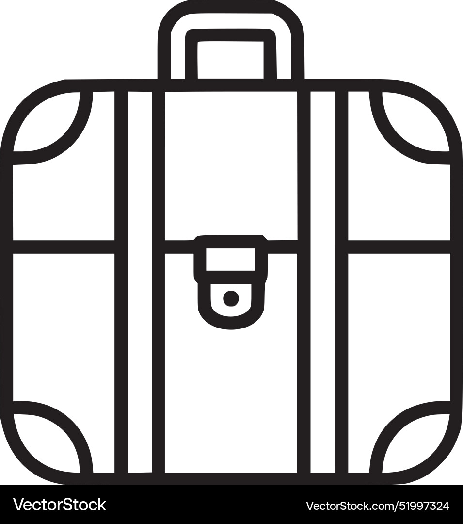 Suitcase Royalty Free Vector Image - VectorStock