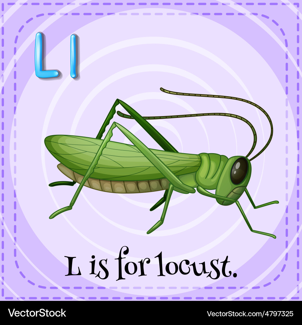 Locust Royalty Free Vector Image - VectorStock