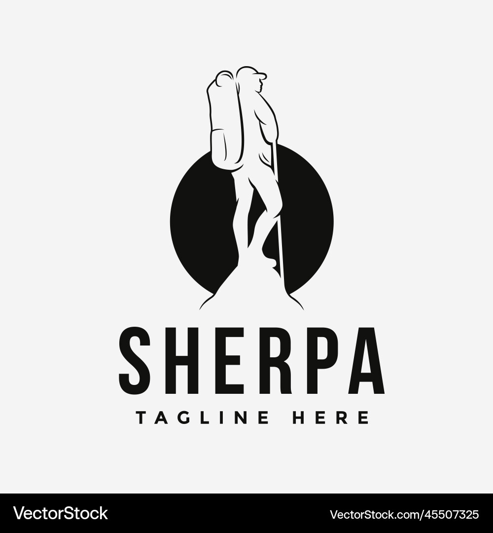 Sherpa logo Royalty Free Vector Image - VectorStock