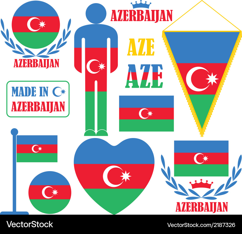 Azerbaijan Royalty Free Vector Image - VectorStock
