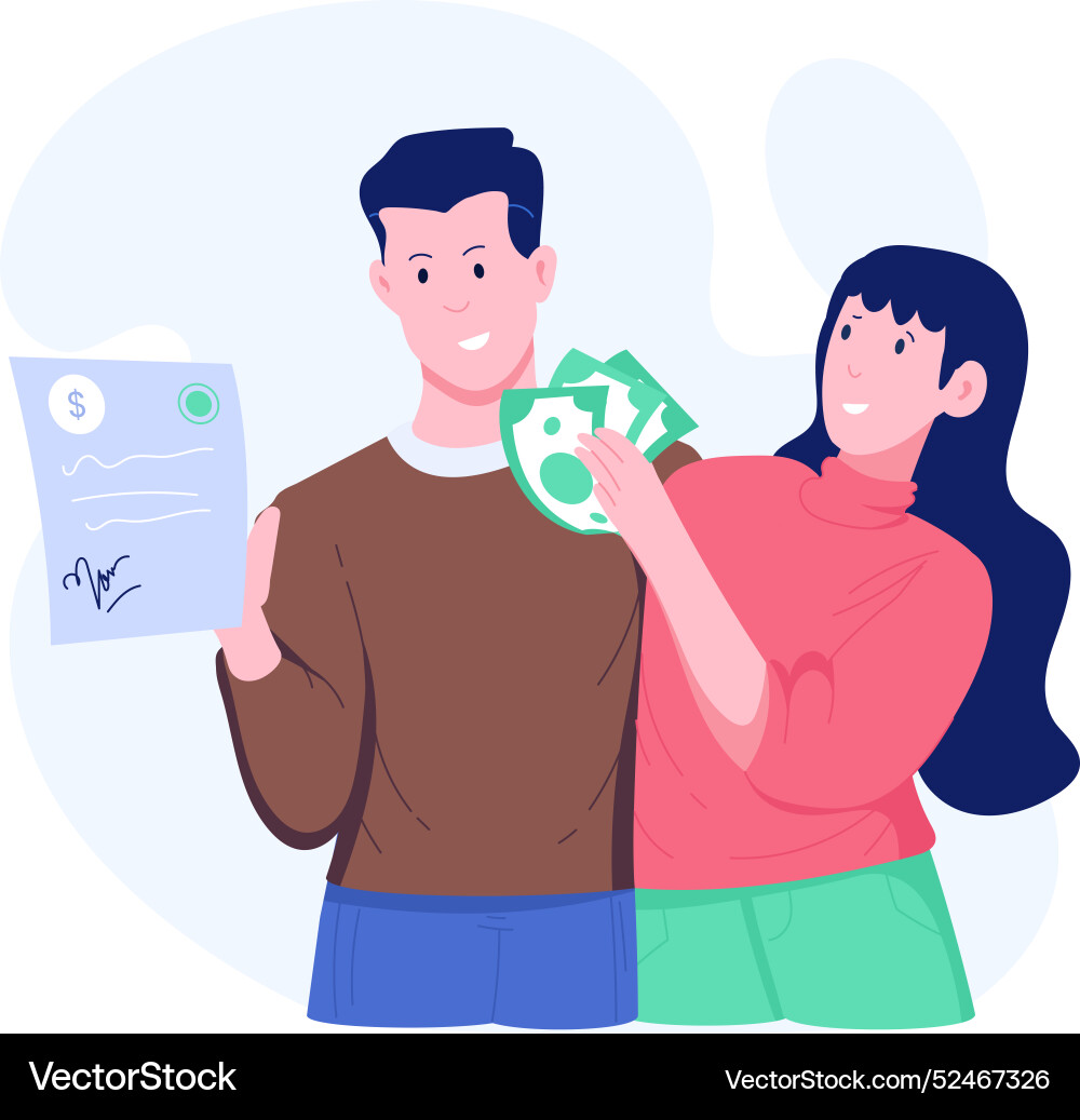 Lending Royalty Free Vector Image - VectorStock