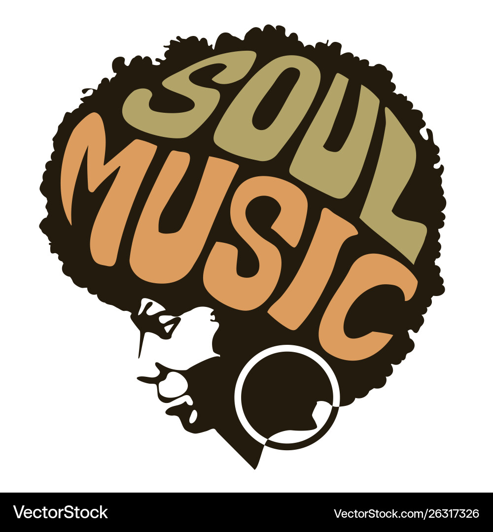 Soul music Royalty Free Vector Image - VectorStock