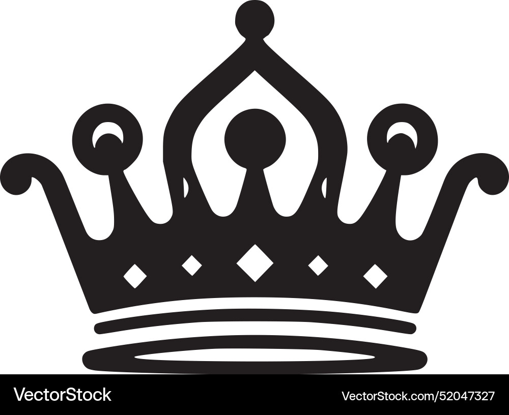 King - minimalist and simple silhouette Royalty Free Vector
