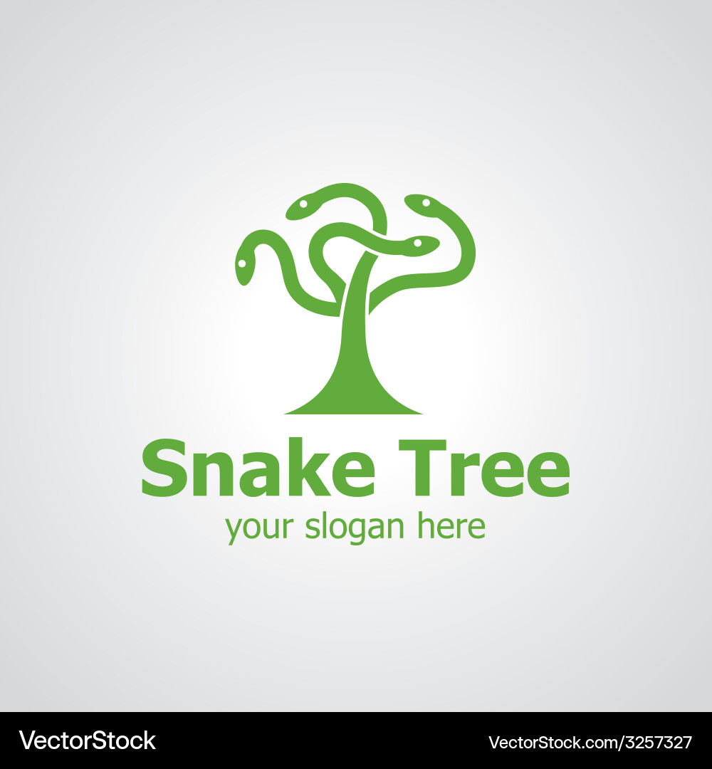 Snake tree Royalty Free Vector Image - VectorStock