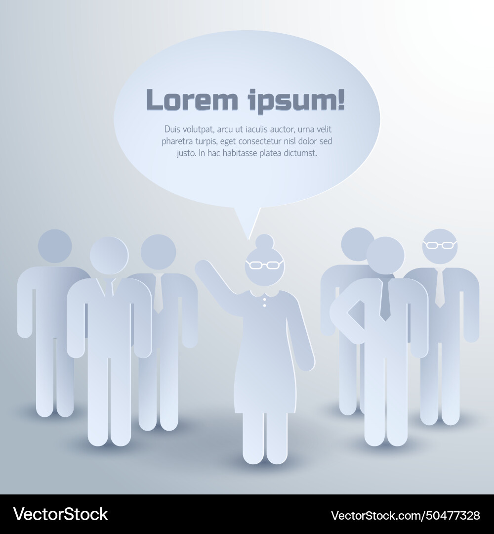 Group of people concept Royalty Free Vector Image