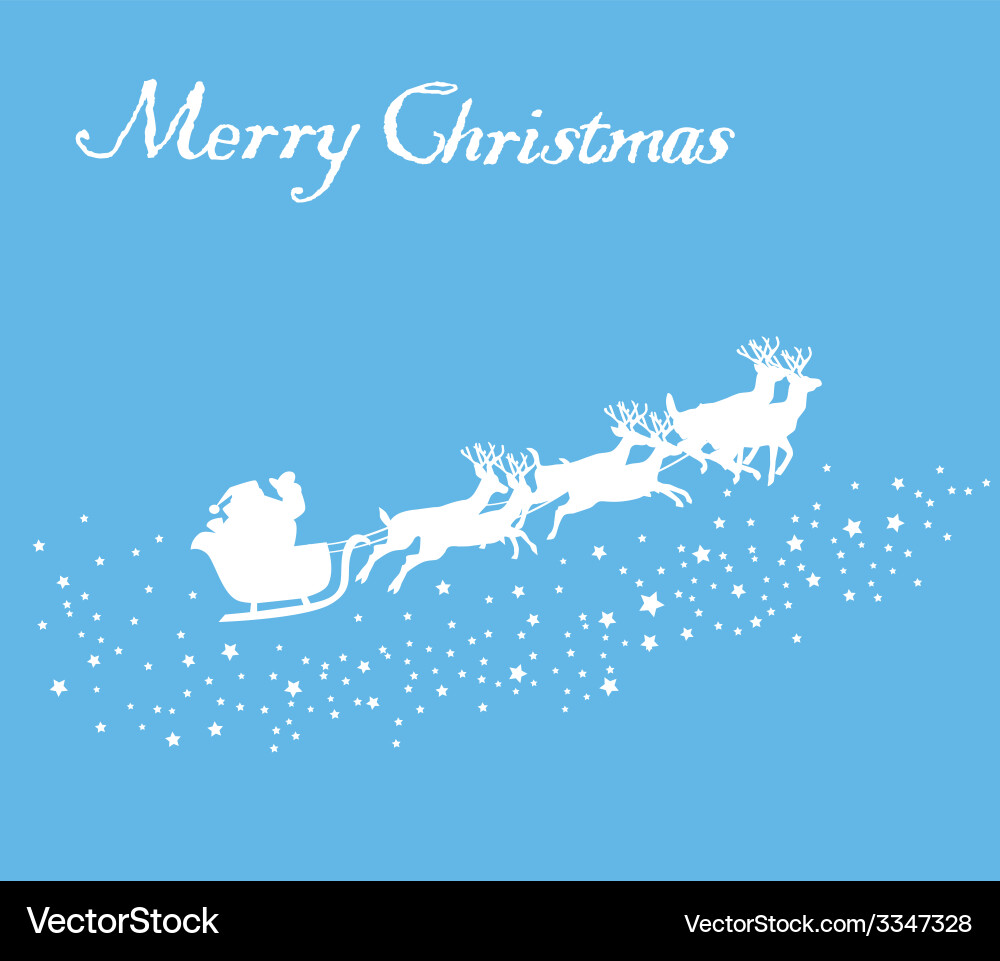 Santa star Royalty Free Vector Image - VectorStock