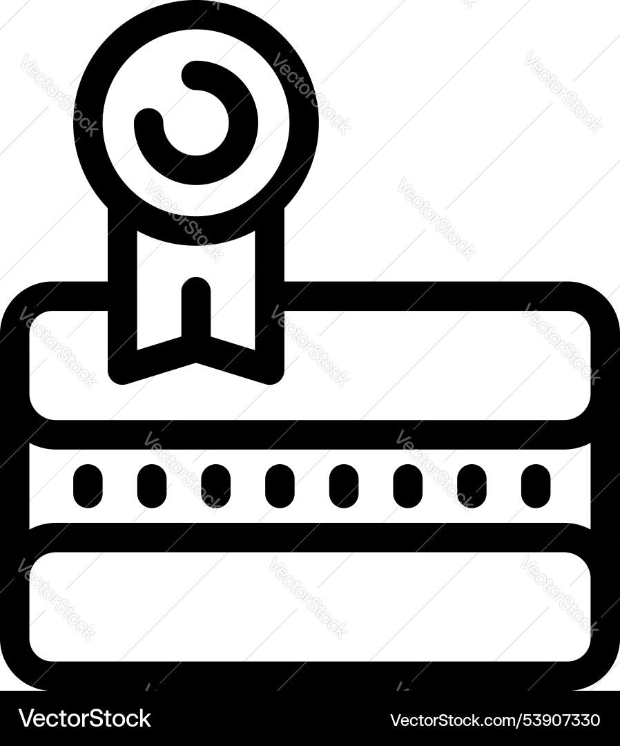 Credit card getting certified with check mark Vector Image