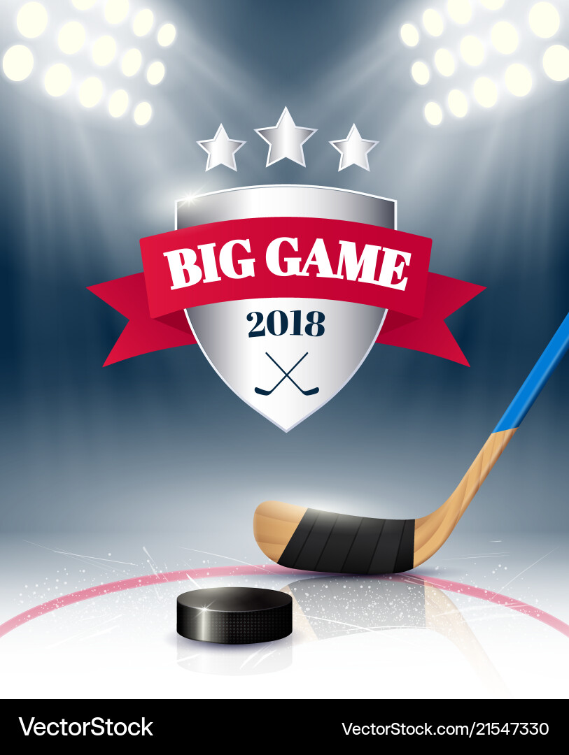 Realistic sport poster Royalty Free Vector Image