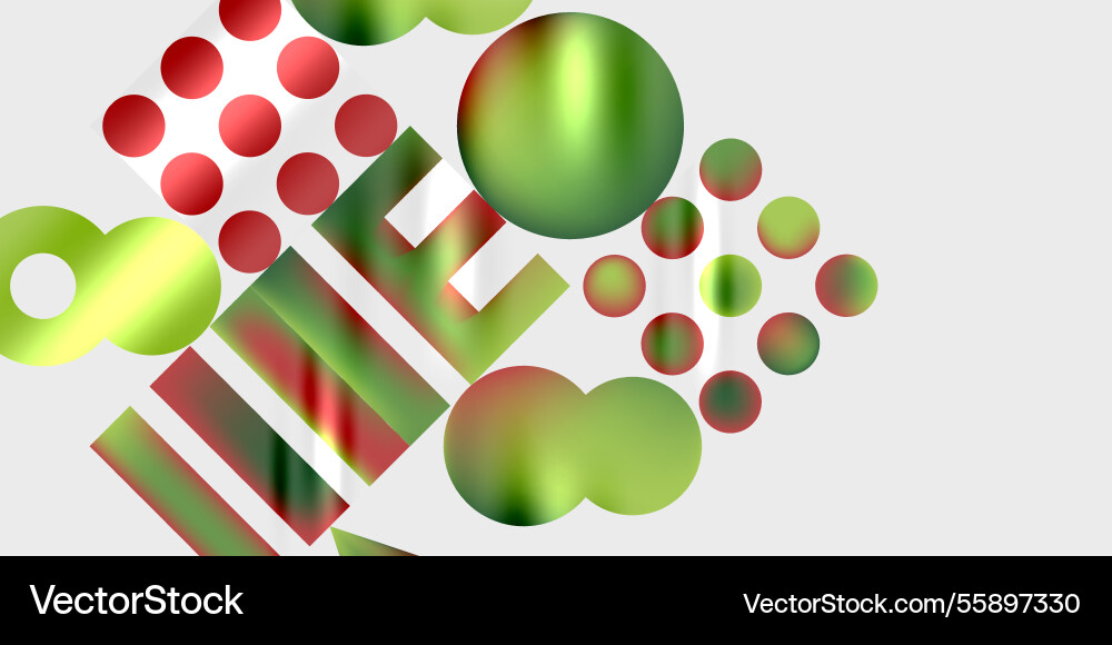 Simple shapes - circles triangles rectangles Vector Image