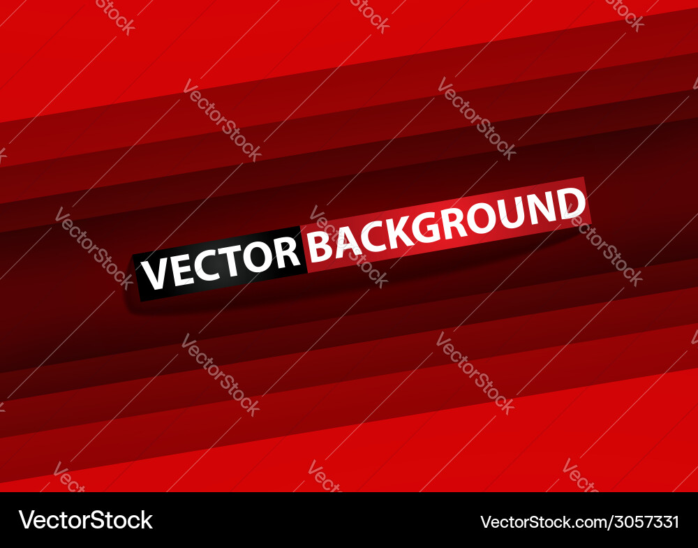 Abstract red rectangle paper background Royalty Free Vector