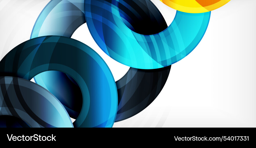 Circles round elements ring shapes premium Vector Image