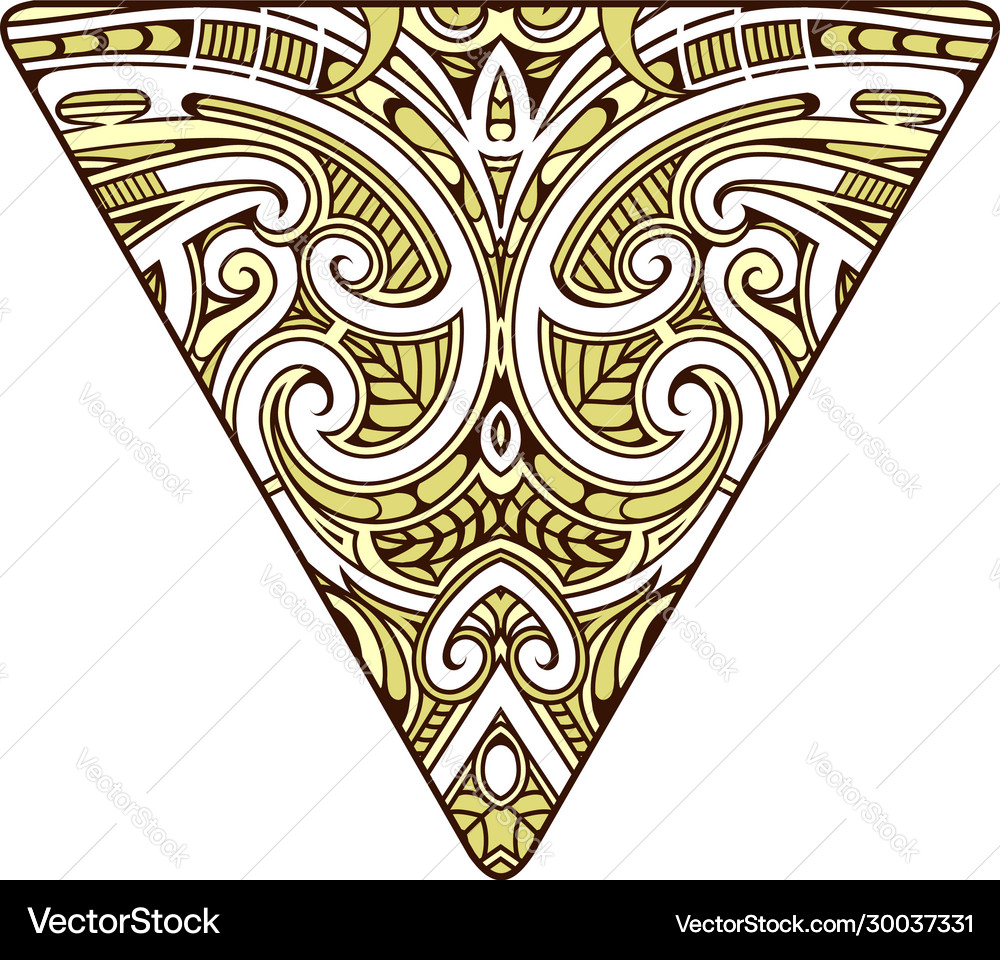 Polynesian style design Royalty Free Vector Image
