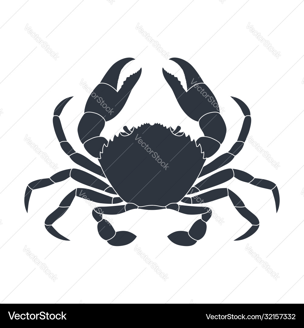 Crab Royalty Free Vector Image - VectorStock
