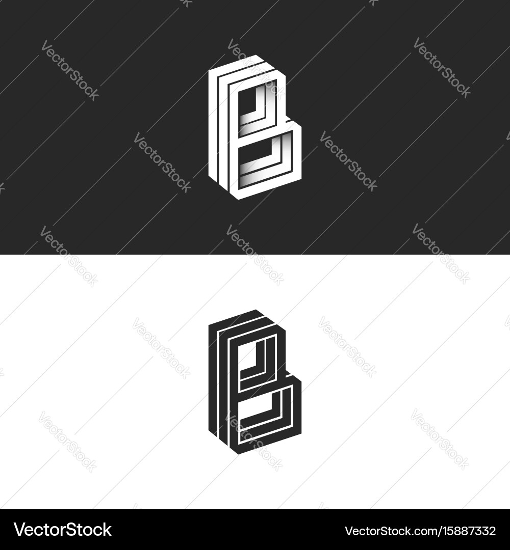 Isometric Letter B Vector Images (over 270)