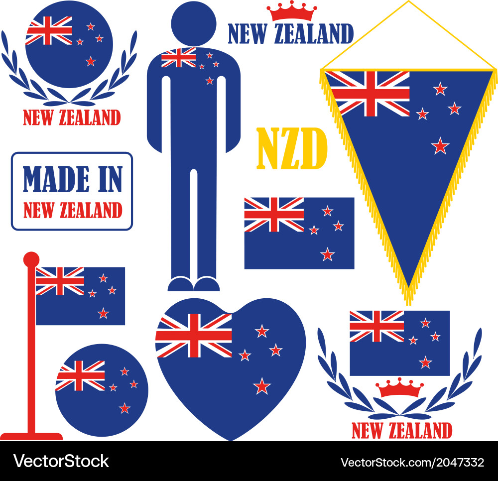 New zealand Royalty Free Vector Image - VectorStock