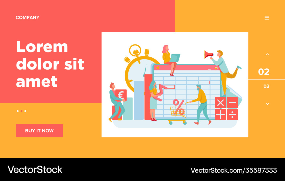 Accounting app Royalty Free Vector Image - VectorStock