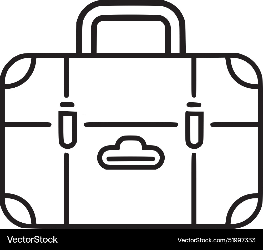 Suitcase Royalty Free Vector Image - VectorStock