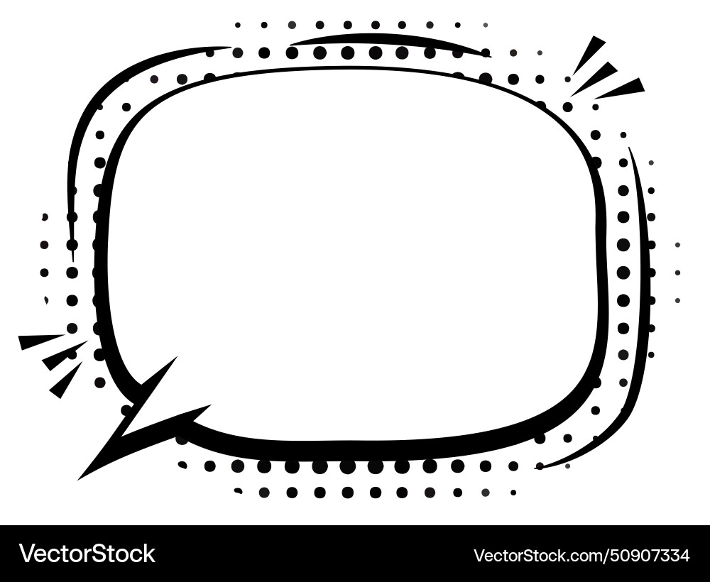 Imaginative cloud shaped speech bubble Royalty Free Vector