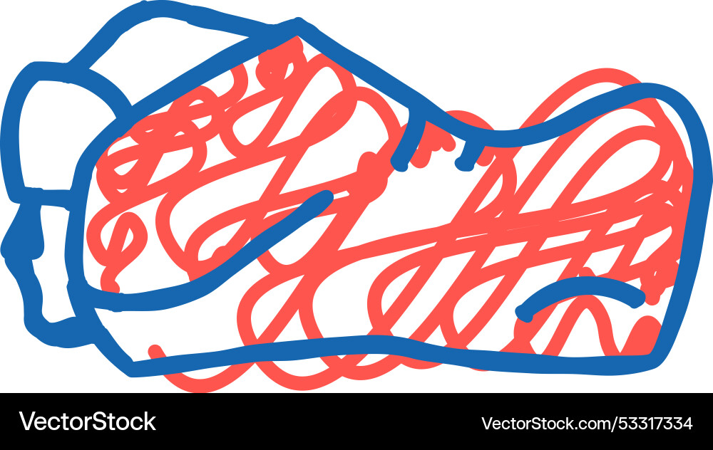 Shoulder joint icon doodle Royalty Free Vector Image